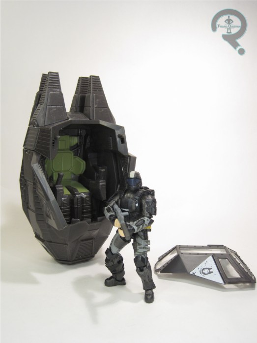 #3313: ODST Rookie (with Drop Pod) | The Figure In Question